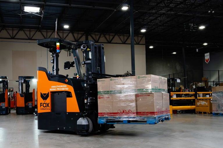 Robotic Forklifts For Safer, Efficient Workflows | Fox Robotics